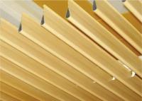 China indoor Commercial Drop Ceiling Tiles / Water Drip strip Linear Metal Ceiling for sale