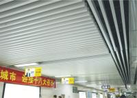 China Floating Commercial Ceiling Tiles , Aluminum Wooden Tube With Bullet shaped for sale