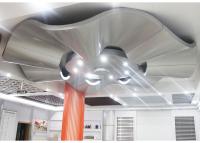 China Free shape Commercial Aluminum Ceiling Tiles Solid Panel Honeycomb Core For gymnasium for sale