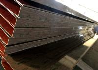 China Roller Coated Wood Color Aluminum Baffle Ceiling For Shopping Mall 12 Years Warranty for sale
