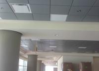 China Grey Color Galvanized Steel Lay In Ceiling Tiles 605 X 605mm For Airport for sale