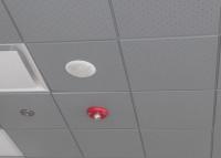China Grey Color Galvanized Steel Lay In Ceiling Tiles 605 X 605mm For Airport for sale