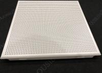 China 1'×1' White Color Perforation Φ2.3 Clip In Ceiling For Office Building for sale