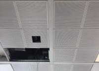 China 1'×1' White Color Perforation Φ2.3 Clip In Ceiling For Office Building for sale