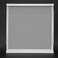 China White Aluminum Perforated Hook Drop Suspended Metal Ceiling Tiles Non - Flammable for sale