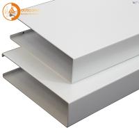 China Decorative Commercial Metal Strip Aluminium / Aluminium Baffle Ceiling Panels 35mm Width 150mm Height for sale