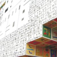 China External Commercial Aluminum Wall Panels / Perforated Metal Cladding Panels Facade for sale
