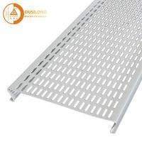 China Outdoor Windproof Aluminium / Aluminum Strip Ceiling Commercial Perforated S Shape False Ceiling Panel for sale