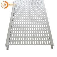 China Outdoor Windproof Aluminium / Aluminum Strip Ceiling Commercial Perforated S Shape False Ceiling Panel for sale
