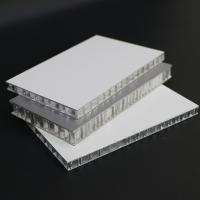 China 20mm Thickness Aluminum Honeycomb Panel , 10mm Metal Core Sandwich Curtain Wall for sale