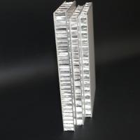 China 20mm Thickness Aluminum Honeycomb Panel , 10mm Metal Core Sandwich Curtain Wall for sale