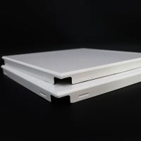 China Aluminum Interior Grid Dropped Suspended Metal Ceiling Straight Edge Profile for sale