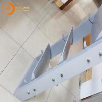 China White Wall Decorative 84R Aluminum Sun Shade System Corrosion Resistance for sale