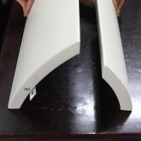 China White Customized Decorative Aluminium Panel Sheet Curved Shape 1.5mm 2.0mm Thickness for sale