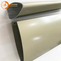 China Commercial Aluminium Baffle Ceiling 1.2mm Thickness PVDF Spray Bullet Shape for sale