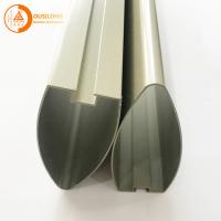 China Commercial Aluminium Baffle Ceiling 1.2mm Thickness PVDF Spray Bullet Shape for sale