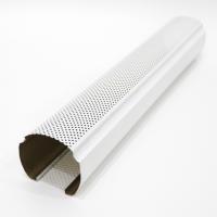 China O-Shaped Perforated Decorative Aluminum Linear Baffle Ceilings Max Length 6000mm for sale