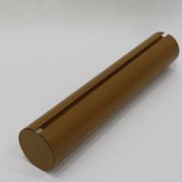 China Wood Grain Aluminum Baffle Round Pipe Ceiling 0.7-1.0mm Thickness for sale