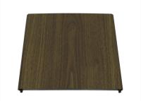 China Thin Strip Commercial Acoustic Ceiling Tiles C Shape Bark Color Straight Edge for sale