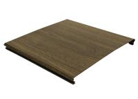 China Thin Strip Commercial Acoustic Ceiling Tiles C Shape Bark Color Straight Edge for sale