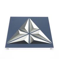 China 300mm*300mm Triangle Artistic Ceiling Tiles ,  Printed Aluminum Open Frame False Ceiling For Hall for sale