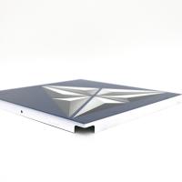 China 300mm*300mm Triangle Artistic Ceiling Tiles ,  Printed Aluminum Open Frame False Ceiling For Hall for sale