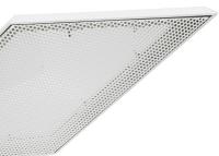 China Perforated Metal Aluminum Curtain Wall Panel Prismatic Shape Exterior PVDF Spray Painting for sale