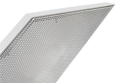 China Perforated Metal Aluminum Curtain Wall Panel Prismatic Shape Exterior PVDF Spray Painting for sale