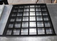 China Install with Black T bar Frame Metal Aluminum grid ceiling 600 x  600 Lattice for sale