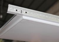 China Beveled Angle Acoustic Lay In Ceiling Tiles Metal Sheet install with T bar for sale