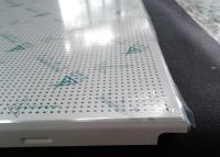 China Acoustic Ceiling Tiles Perforated Suspended Panel With Fireproof Nonwoven Fabric for sale