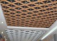 China Aluminium Suspended Commercial Ceiling Tiles / Architectural Ceiling Tegular for sale