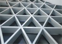 China Decorative Metal Grid Ceiling / Ceiling Decorative Panels for Open Area for sale