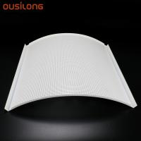 China 1.2mm Metal Curved Snap In Cloud Ceiling For Office for sale
