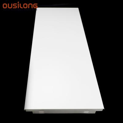 China Kitchen 600x1200mm Linear Strip Perforated Ceiling Backing for sale