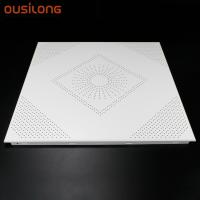 China Soundproof Perforated Metal 0.8mm Office Clip In Ceiling for sale