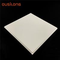 China Beveled PVDF White Galvanized Steel Clip In Ceiling Panel for sale