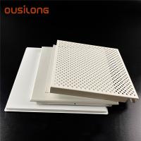 China 400*400 Acoustic Perforated Ceiling Panels For Airports for sale