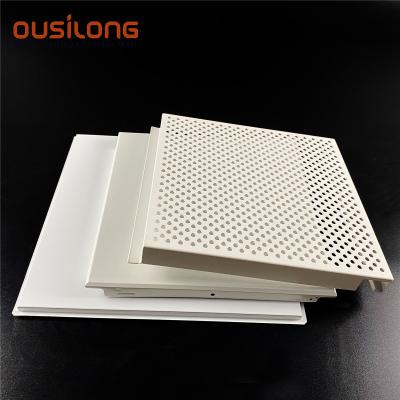 China 400*400 Acoustic Perforated Ceiling Panels For Airports for sale