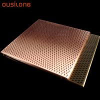China 1.2mm Galvanization Aluminium Suspended Ceiling Board for sale