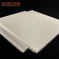 China Sound Absorbing 1.2mm Clip In Ceiling Panels Irregular Shape for sale