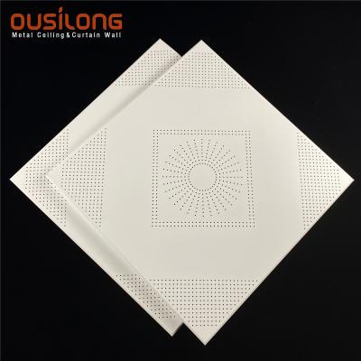 China Sound Absorbing 1.2mm Clip In Ceiling Panels Irregular Shape for sale