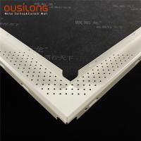 China Sound Absorbing 1.2mm Clip In Ceiling Panels Irregular Shape for sale
