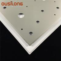China Electroplate Aluminum 0.5mm Suspended Perforated Ceiling Panel for sale