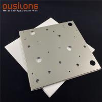 China Custom Perforated Metal Aluminum 600×600 Suspended Lay in Acoustic Ceiling Tiles with Tee Bar for sale