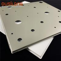 China Custom Perforated Metal Aluminum 600×600 Suspended Lay in Acoustic Ceiling Tiles with Tee Bar for sale