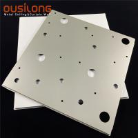 China Custom Perforated Metal Aluminum 600×600 Suspended Lay in Acoustic Ceiling Tiles with Tee Bar for sale