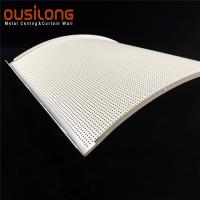 China Custom White Metal 24” X 48”Plank Ceiling Tiles for sale