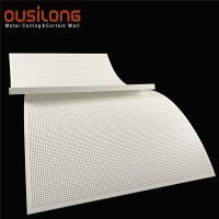 China Custom White Metal 24” X 48”Plank Ceiling Tiles for sale