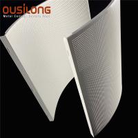 China Custom White Metal 24” X 48”Plank Ceiling Tiles for sale